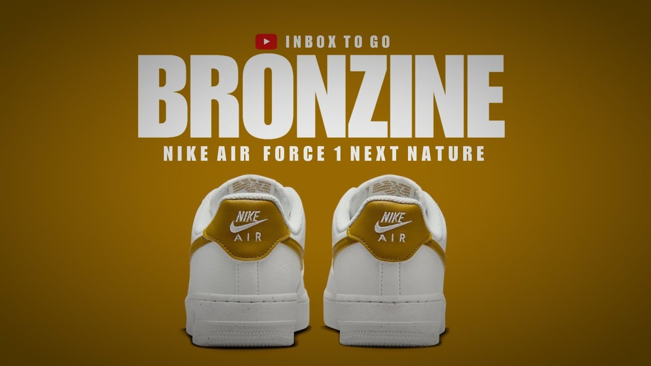 BRONZINE 2023 Nike Air Force 1 Next Nature DETAILED LOOK + PRICE - YouTube