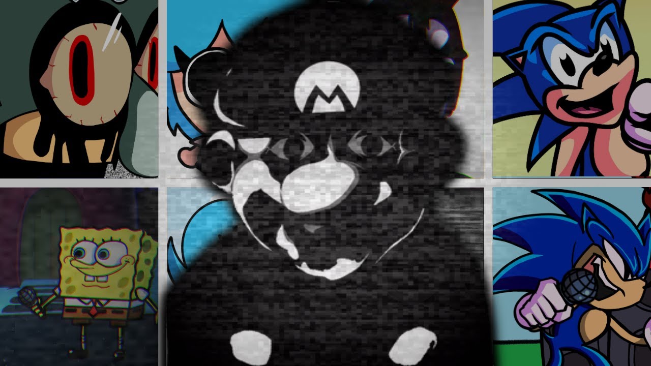 FNF Blackout But Every Turn A Different Character Is Used FNF BETADCIU ...