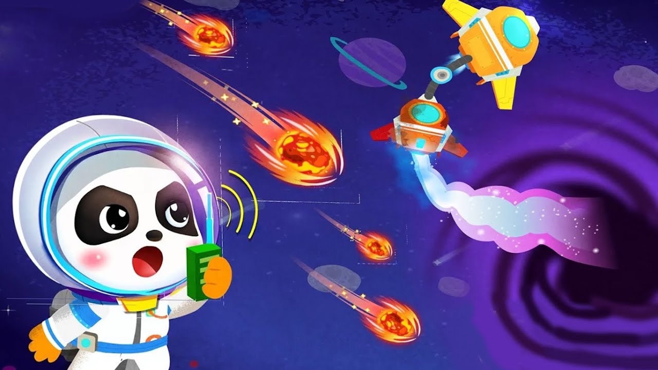 Little Panda Space Astronaut || Learn About Space Life & Solar System ...
