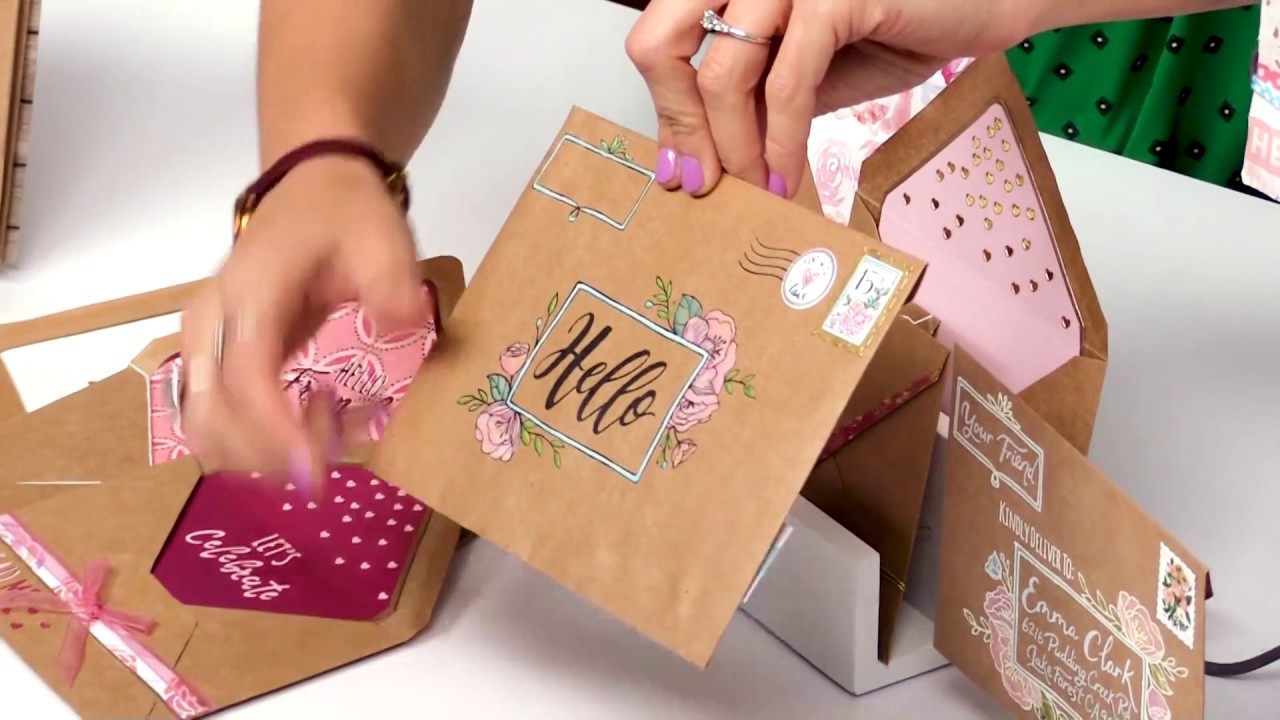 Envelope Liner Collection | Katelyn Lizardi | Sizzix - YouTube