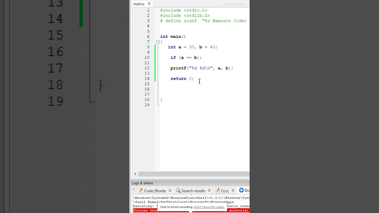 33 C Interview Program C Coding Program For Interview C Tutorial 9081