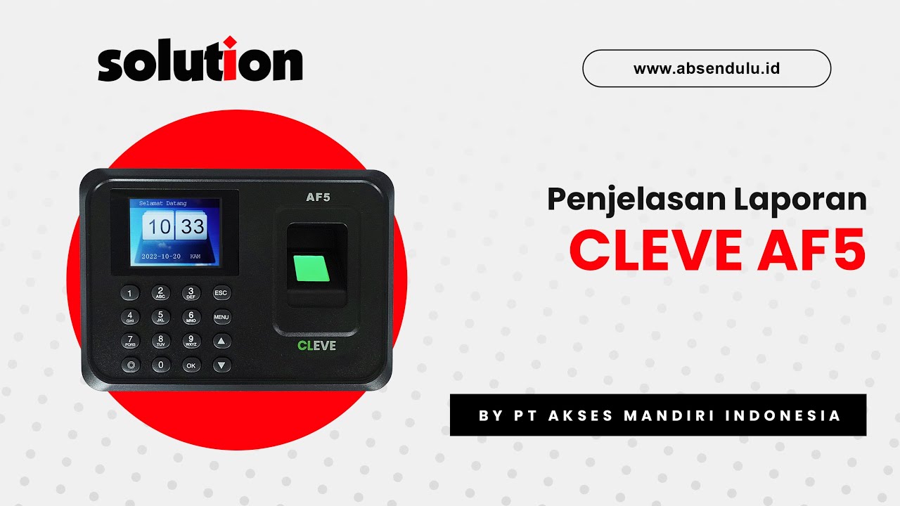 TUTORIAL LAPORAN CLEVE AF5 - YouTube