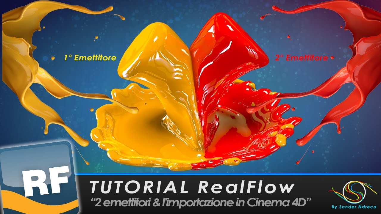Tutorial Realflow 2 Emettitori And Limportazione In Cinema 4d Youtube