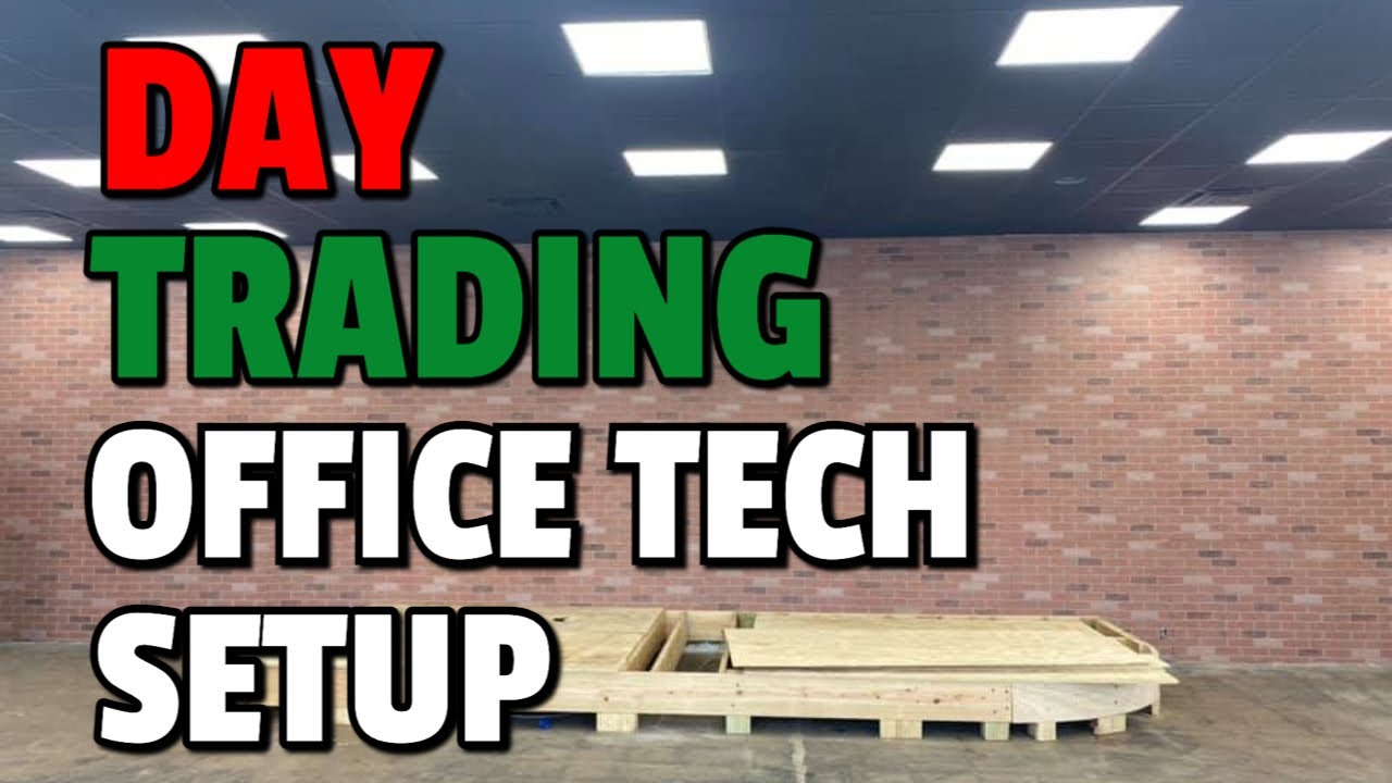 DAY TRADING OFFICE TECH SETUP - YouTube