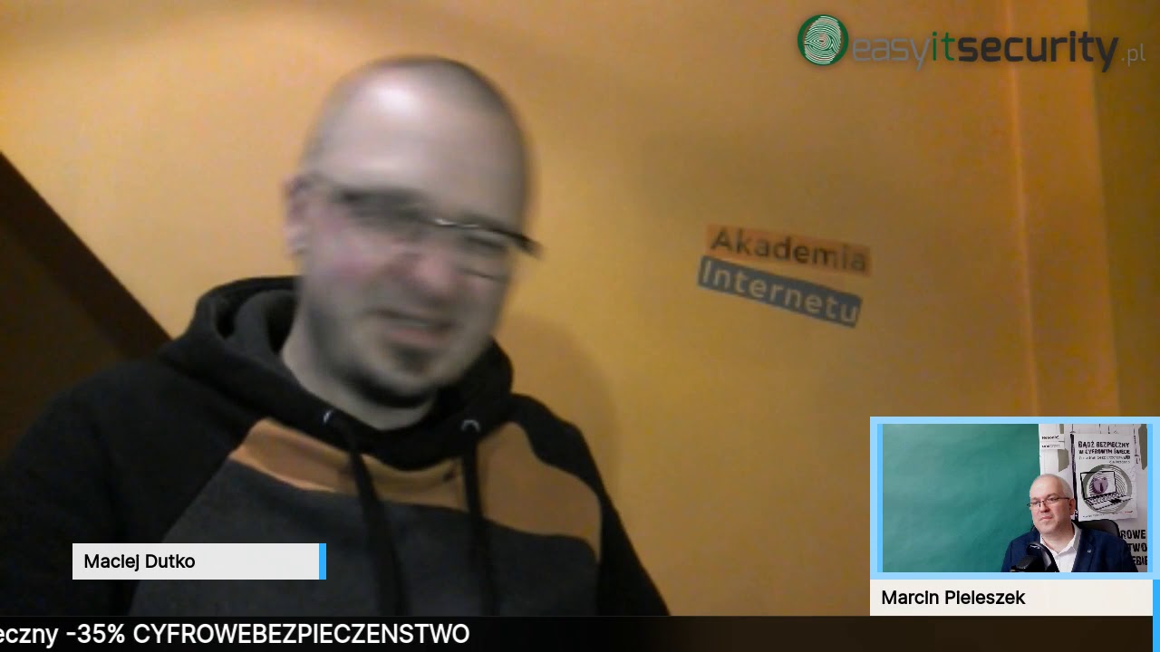 LIVE 2 z patronem książki „Bądź bezpieczny w cyfrowym świecie” dr ...