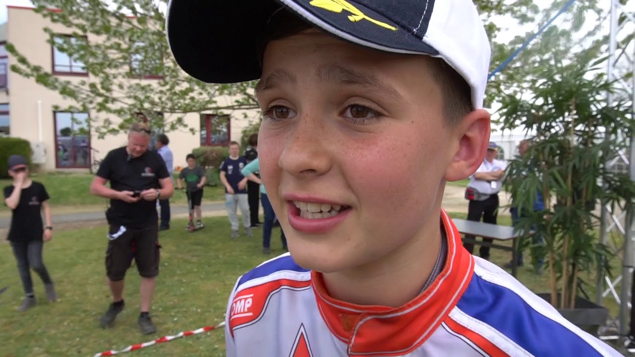 Jamie Day (Exprit / Vortex) FIA European OKJ Champs Round 1 Angerville ...