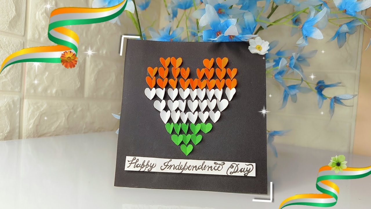 happy Independence day card making / How to make Independence day card ...
