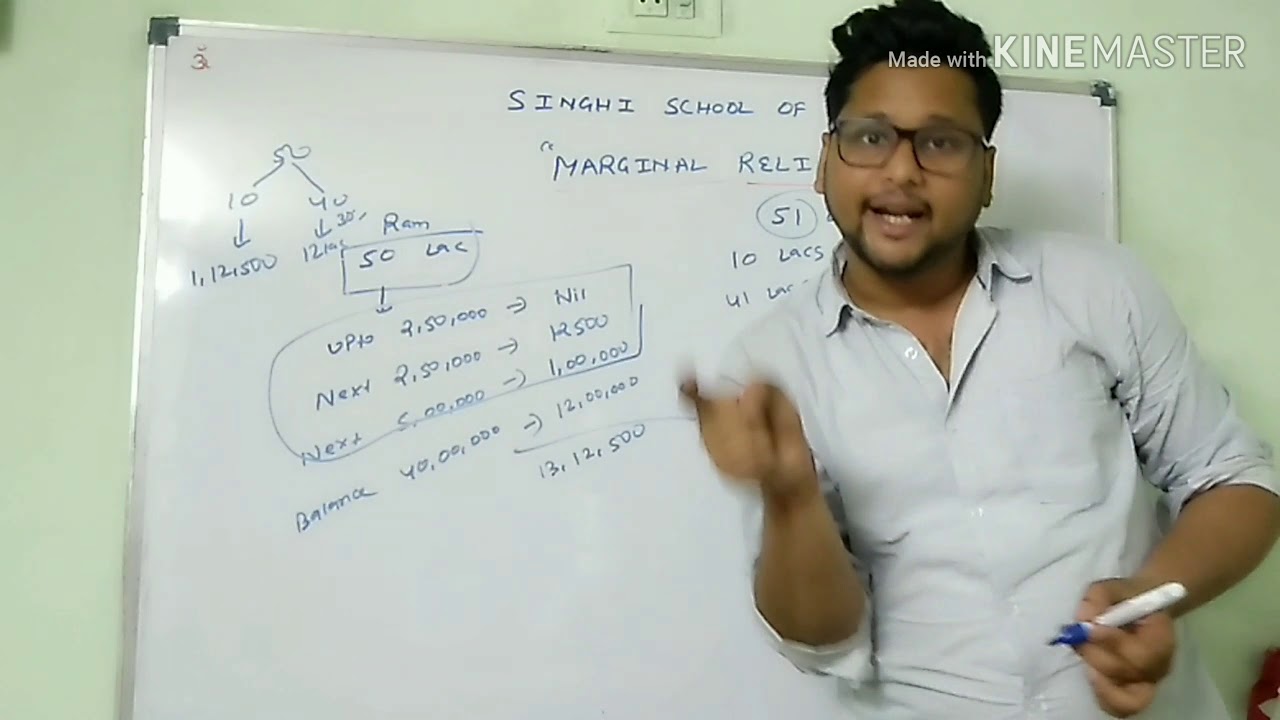MARGINAL RELIEF CALCULATION - YouTube