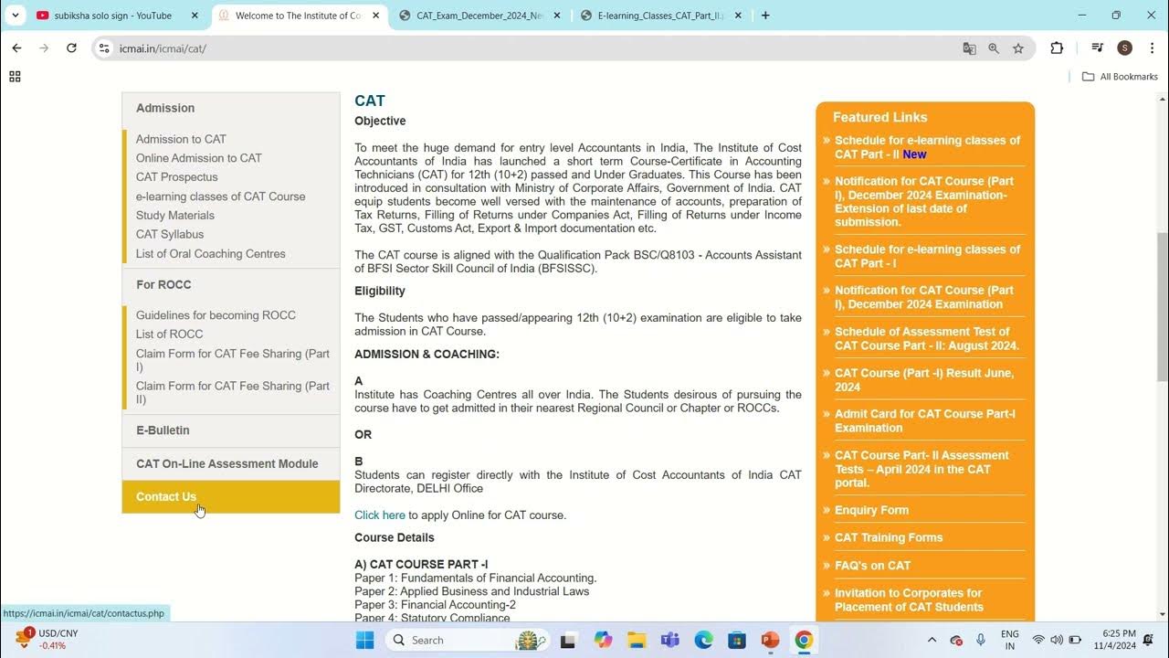 certificate in accounting technician 2 free e-learning class, part 2 books, part 2 exam #icmai ...