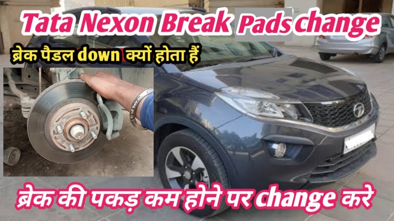 TATA NEXON Break Pads change ||How to Change Break Pads TATA NEXON ...