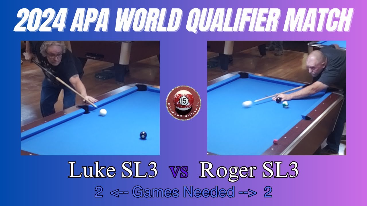 2024 APA World Qualifiers Championship 2nd Round Match Luke Michaud SL3 ...