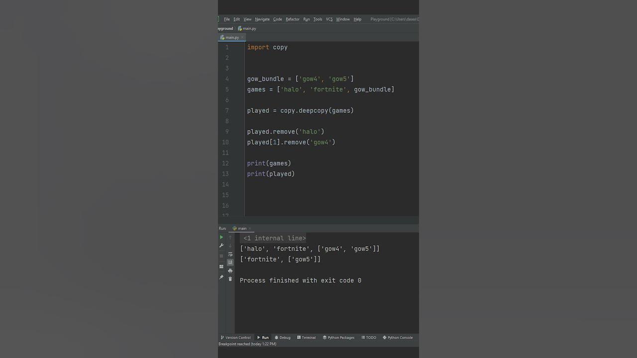 What is deepcopy? #shorts #python #programming - YouTube