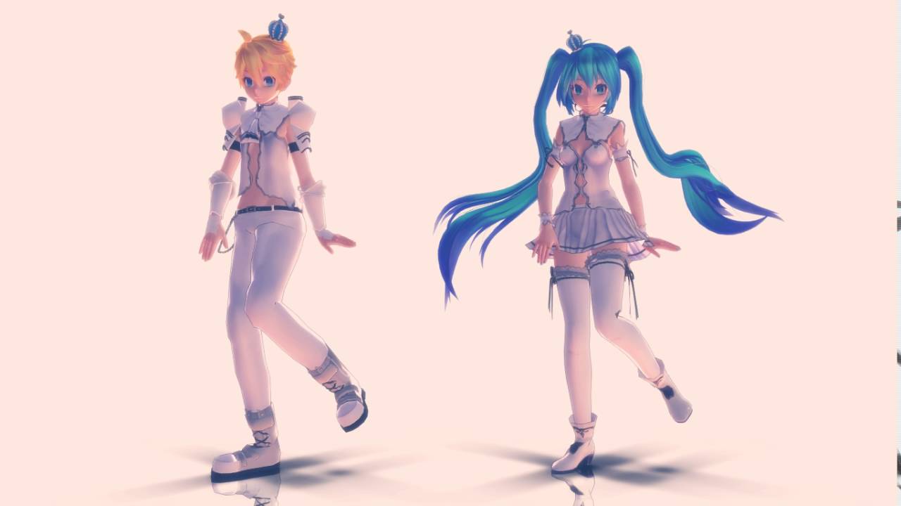 【MMD VOCALOID 】Elektrika 【 Requested 】【 TDA Knight Miku & Len 】 - YouTube