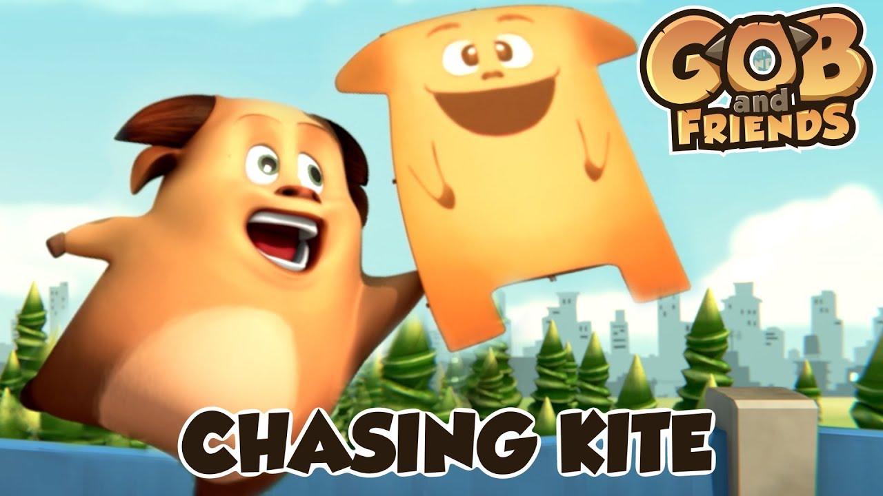 Gob and Friends - Chasing Kite | Funny Animated Videos | 3d Cartoon for ...