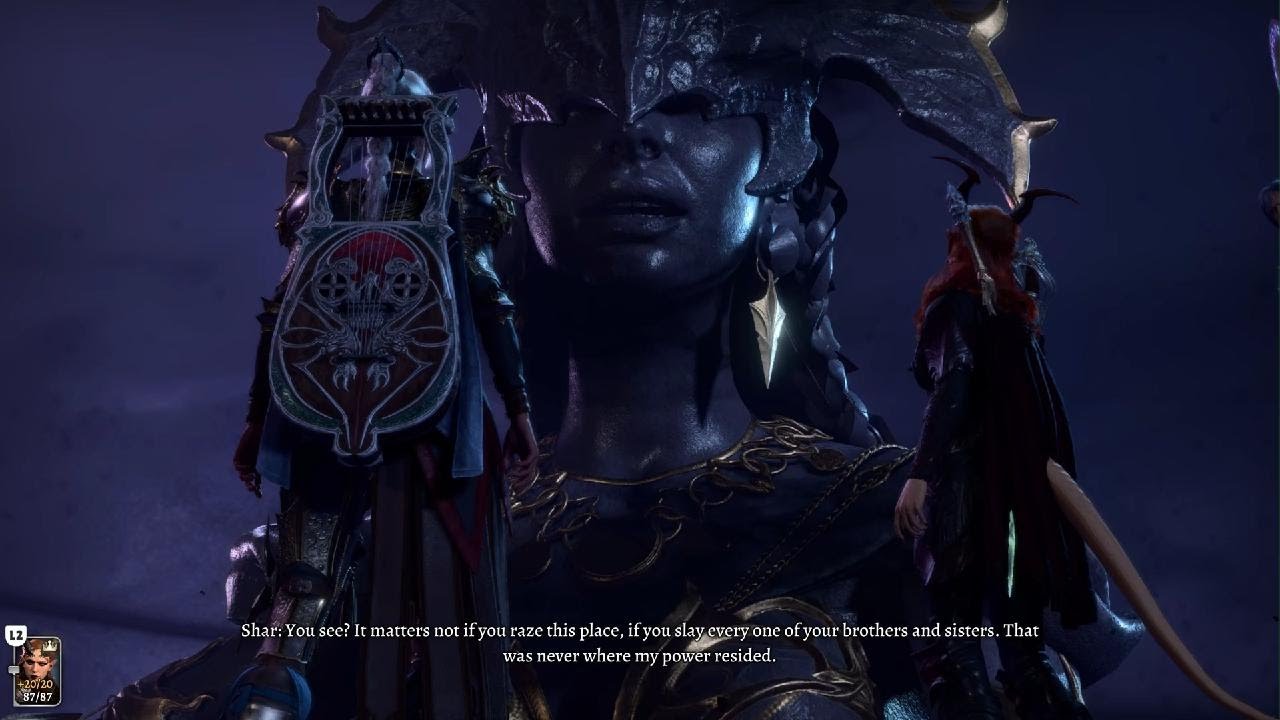"Embrace loss." Shadowheart's revenge in the face of Shar | Baldur's ...