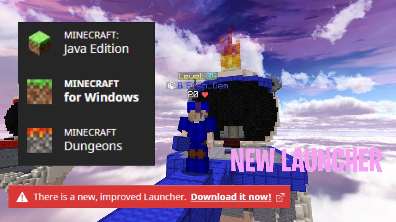 There's a new Minecraft Launcher! - Solos Bedwars Commentary - YouTube