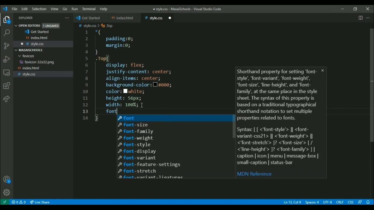 Part-1 @MasaiSchool clone website using html css - YouTube