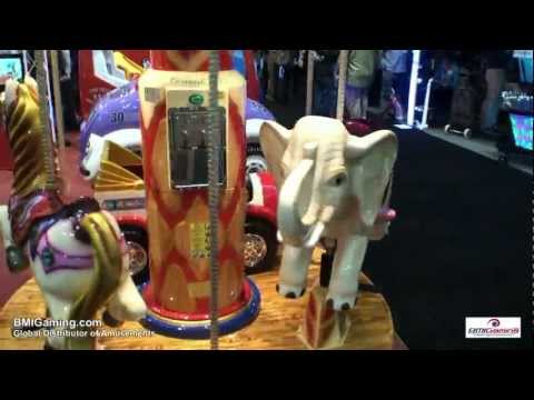 Carousel 1900 Deluxe Kiddie Carousel Ride - BMIGaming.com - Falgas Amusements