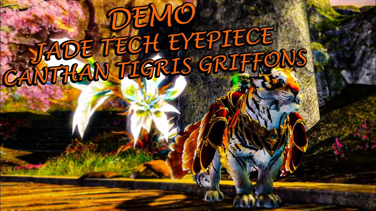 Guild Wars 2 - Jade Tech Eyepiece & Canthan Tigris Griffon Pack Demo ...