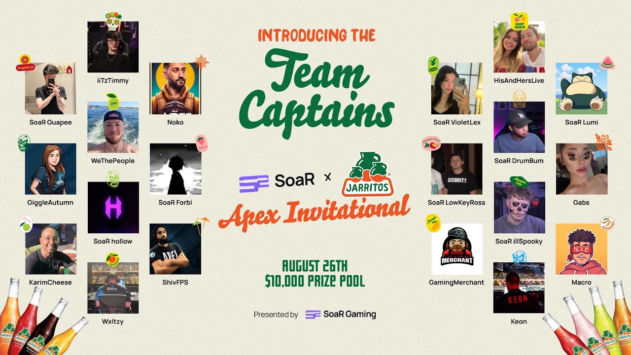 🔴 LIVE - $10,000 SoaR Apex Invitational w XSET FunFPS + SoaR Lex - YouTube