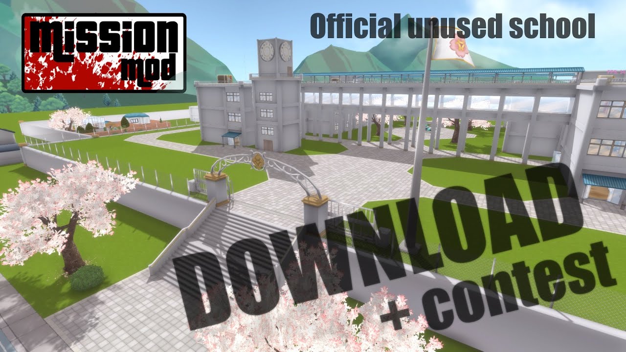 Yandere Simulator | Mission Mod School - DOWNLOAD + CONTEST - YouTube