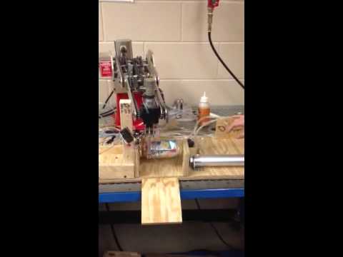 Automated Can Crusher in Action - YouTube