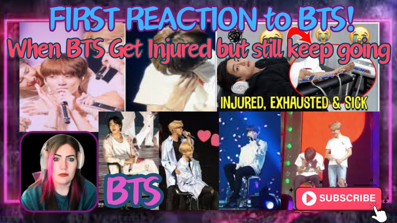 FIRST REACTION to When BTS Gets Injured but still keeps going on - YouTube