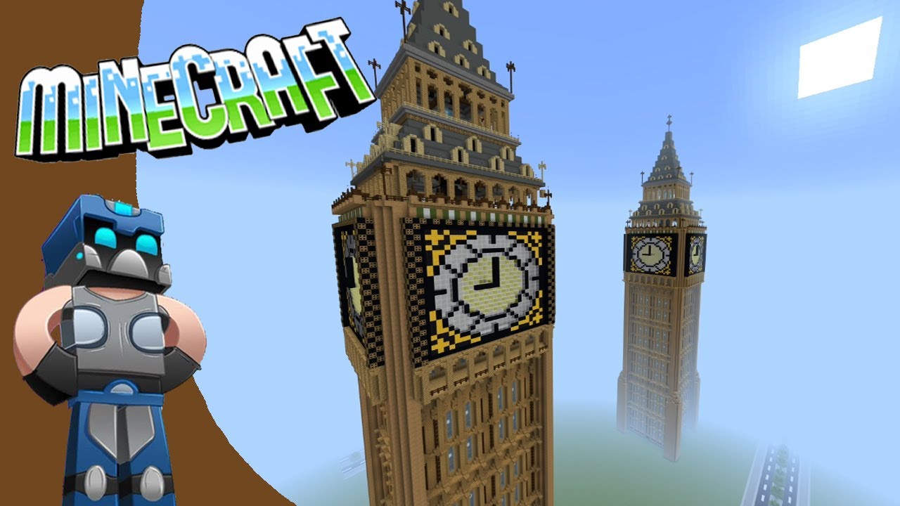 Torre Big Ben Tutorial Minecraft / Como hacer la Torre Reloj Big Ben en minecraft BIEN EXPLICADO ...