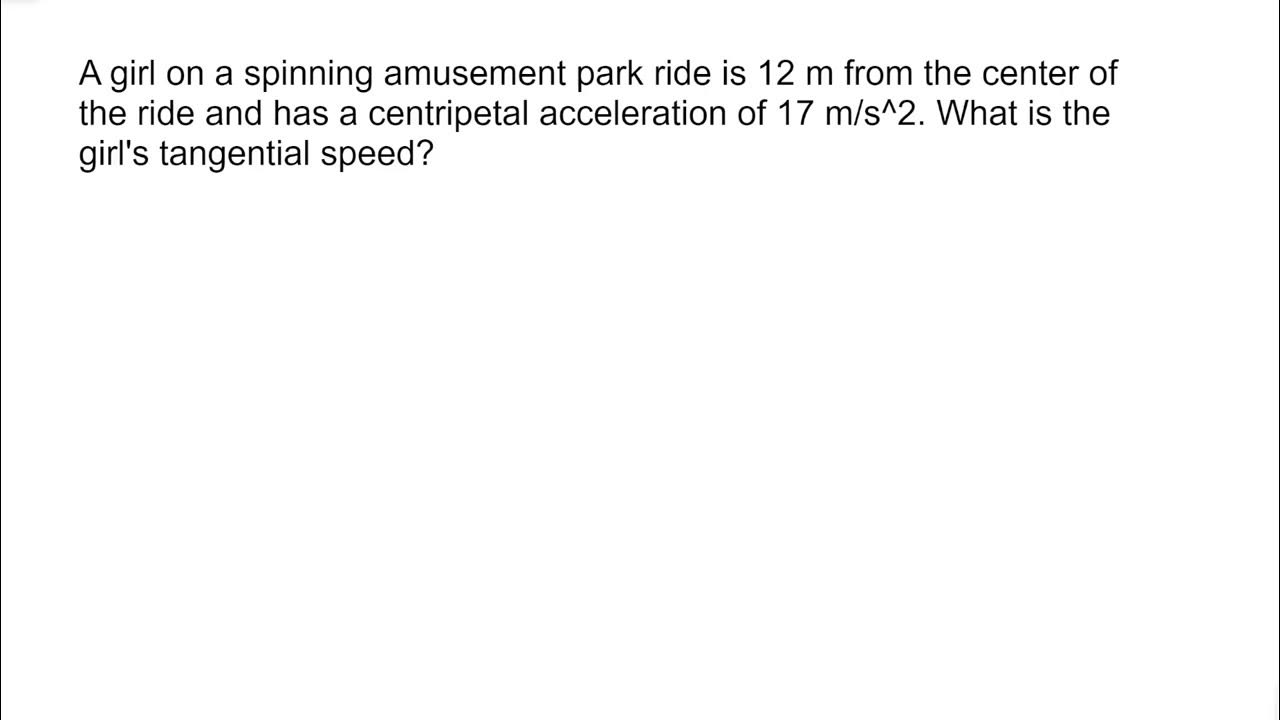 Physics Problem Solver Walk-through Circular Motion Torque- Solving Circular Motion Problems 11 ...