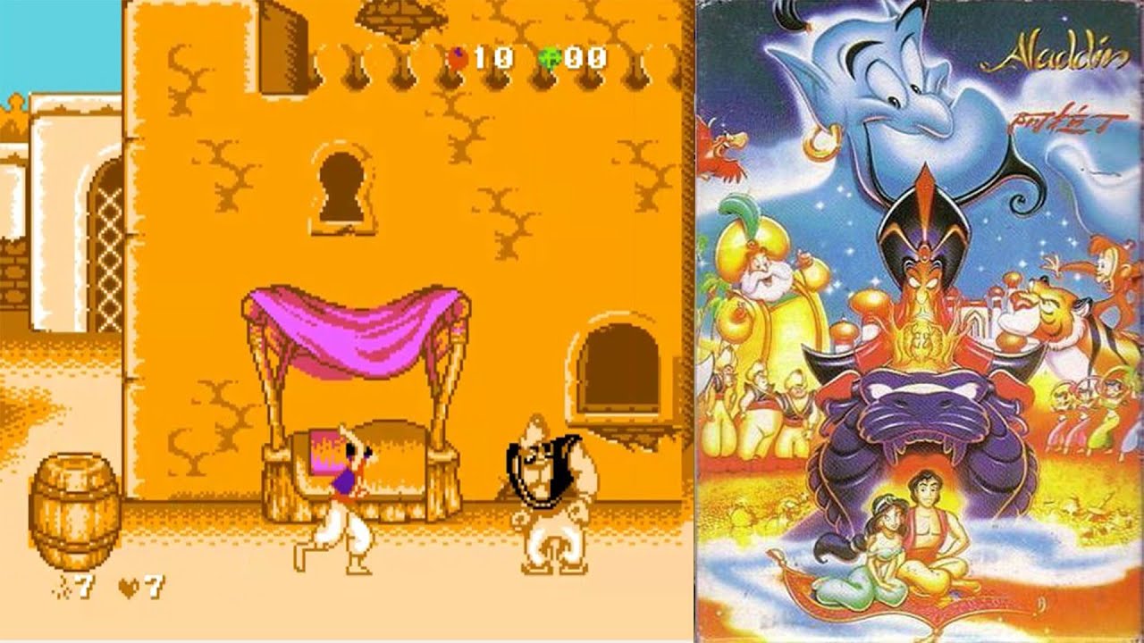 Aladdin gameplay NES - YouTube