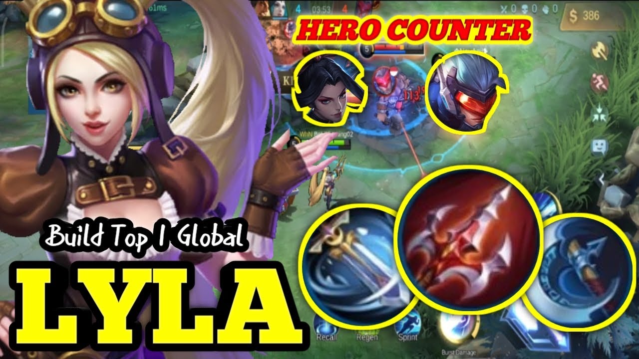TIPS COUNTER HERO HANABI | Build Top 1 Global Layla ~MLBB - YouTube