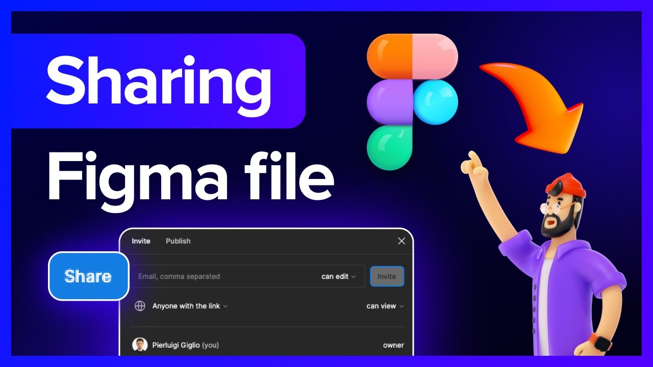 How to Share Figma files - YouTube