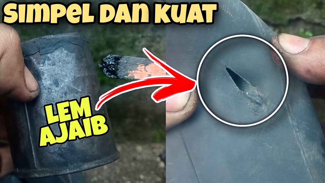 Cara Mudah Tambal Ban Yang Sobek Parah Kena Paku Dengan Lem Ajaib ...