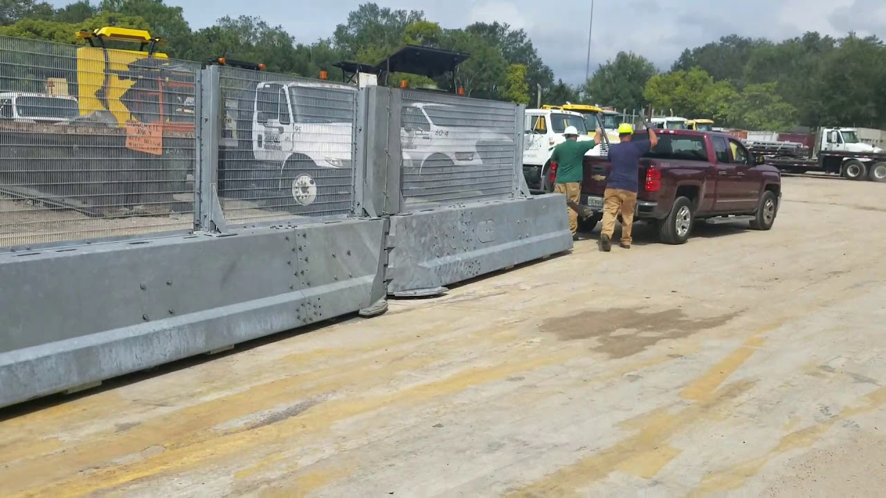 Ring of Steel, Steel Barrier and Hi-Sec Fence Pull Test - YouTube