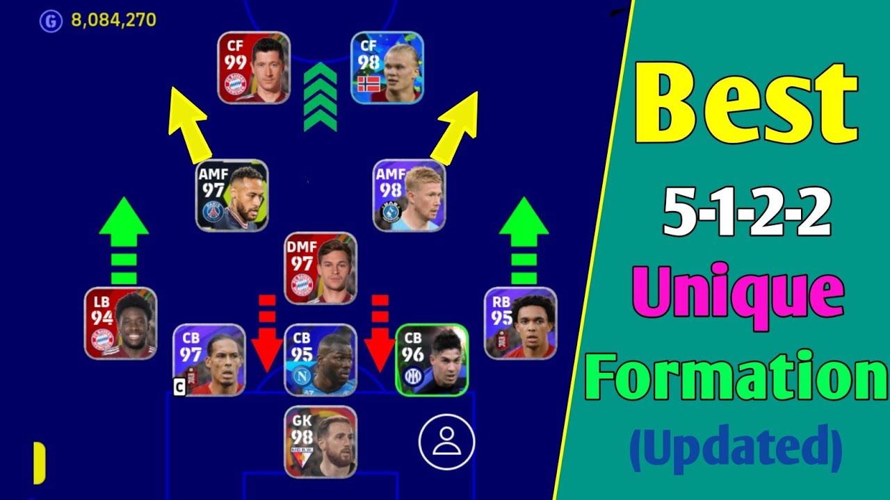 How To Get 5122 Formation In eFootball 2023 - YouTube