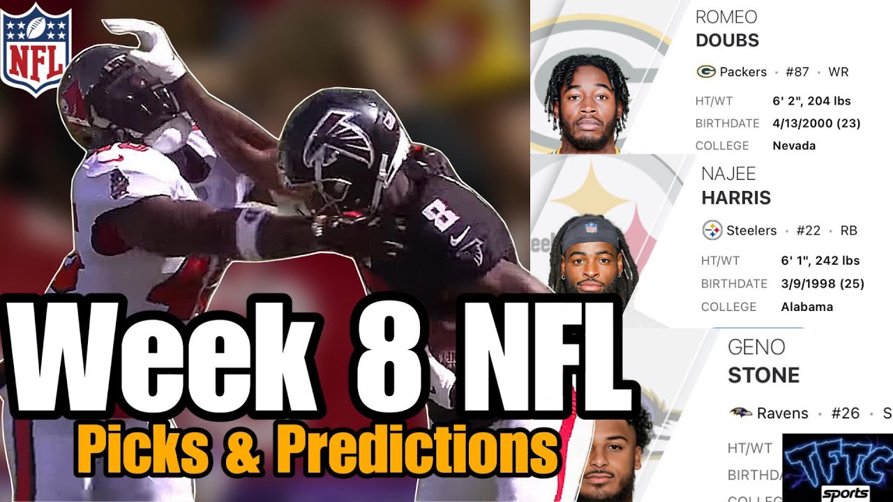 NFL *Week 8* Picks & Predictions | 2023 I TFTC Sports #NFL #NFLfootball ...