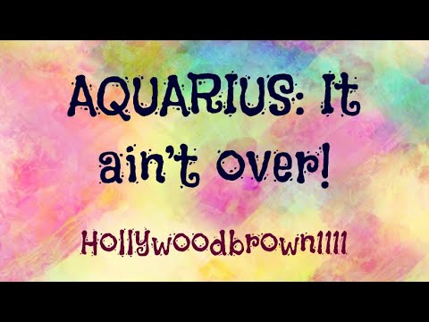 AQUARIUS ♒️ It’s okay 2 cry 😢 The Universe is dealing with this person ...