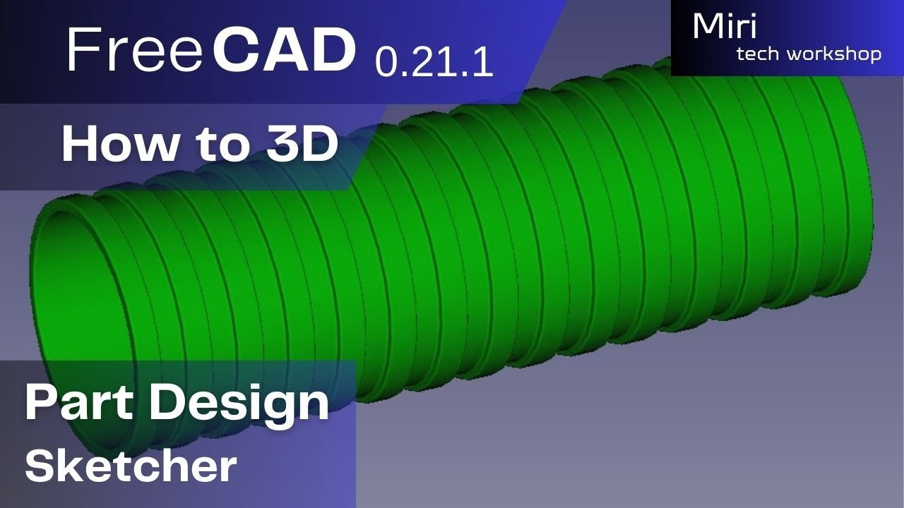 FreeCAD version 0 21 1 part #74 2024 How to 3D - YouTube