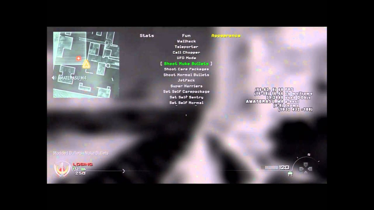 PS3 Hack mode MW2 - YouTube