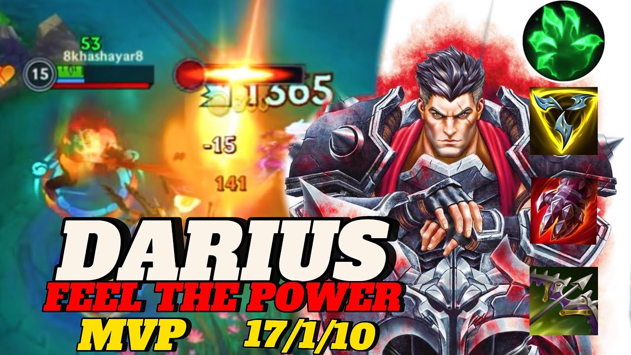 Wild Rift Darius Rank Gameplay, Destroying Sett In Top Lane, Build And ...