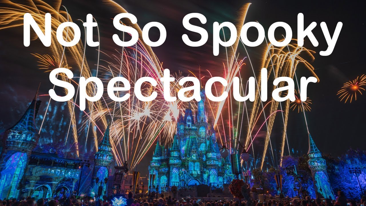 New! Not So Spooky Spectacular Fireworks at Mickey's Not So Scary ...