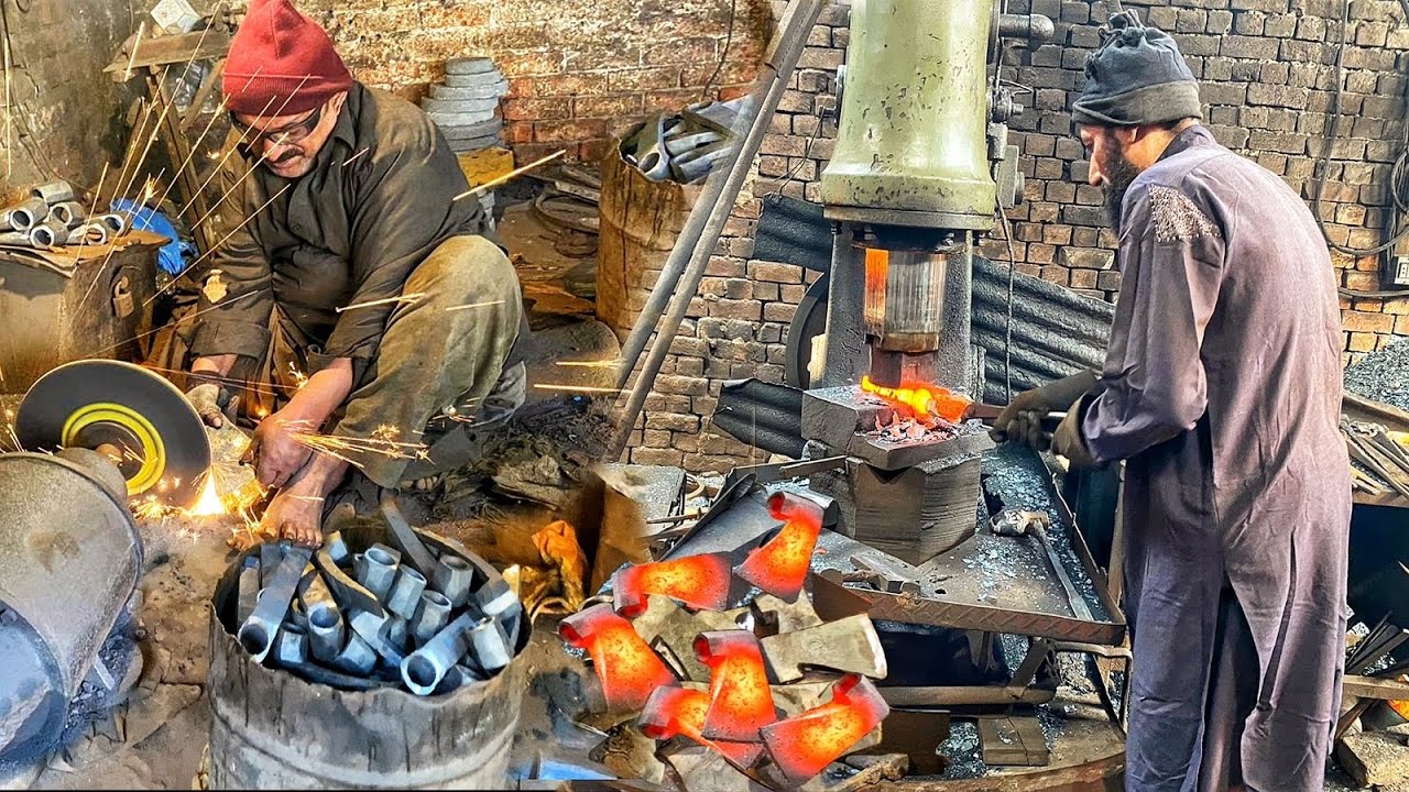 Manufacturing Axe 🪓 in Local Factory || How to Make Axe - YouTube