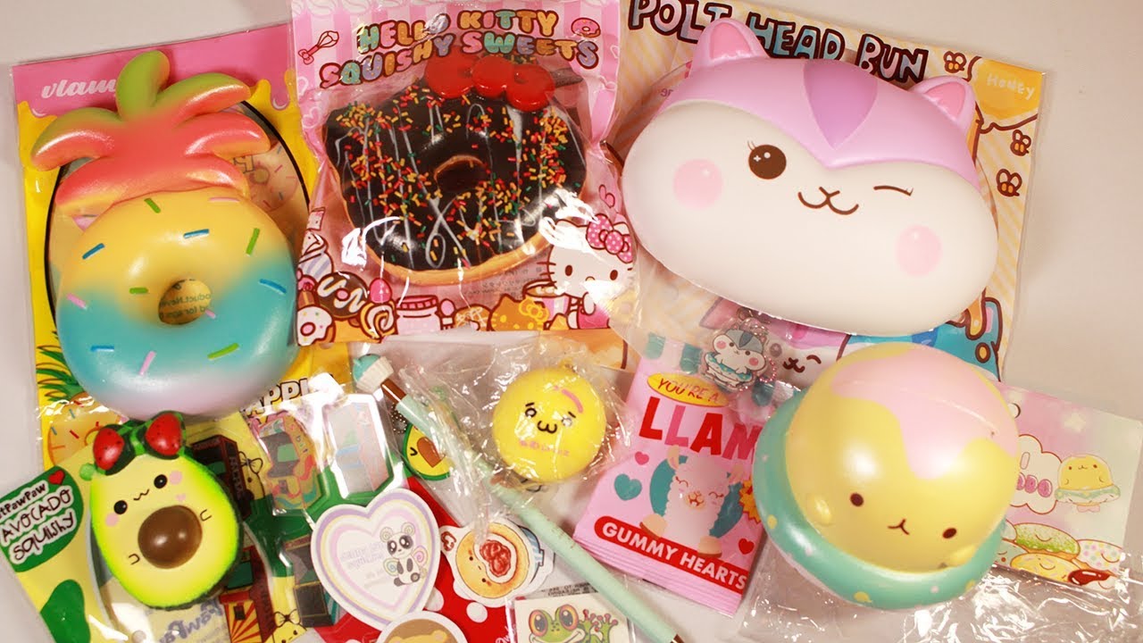 Cute JennaLyn Squishies and Mercari package! | Squishy Package #50 ...