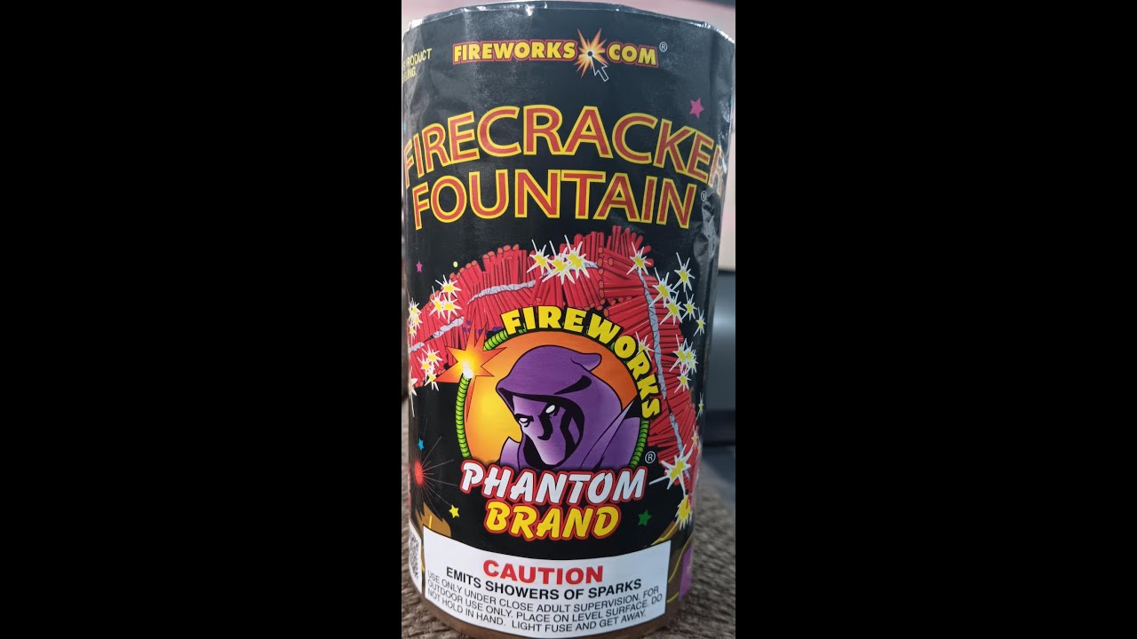 FIRECRACKER FOUNTAIN BY (PHANTOM FIREWORKS) FOUNTAIN FRIDAY SEASON 1 ...