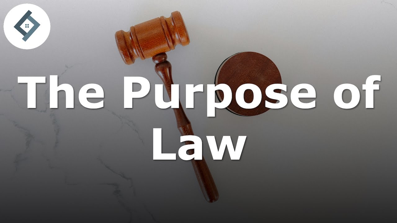 The Purpose of Law - YouTube