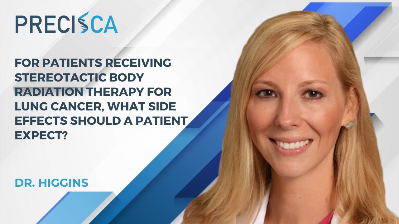 What side effects are expected for patients receiving SBRT for lung ...
