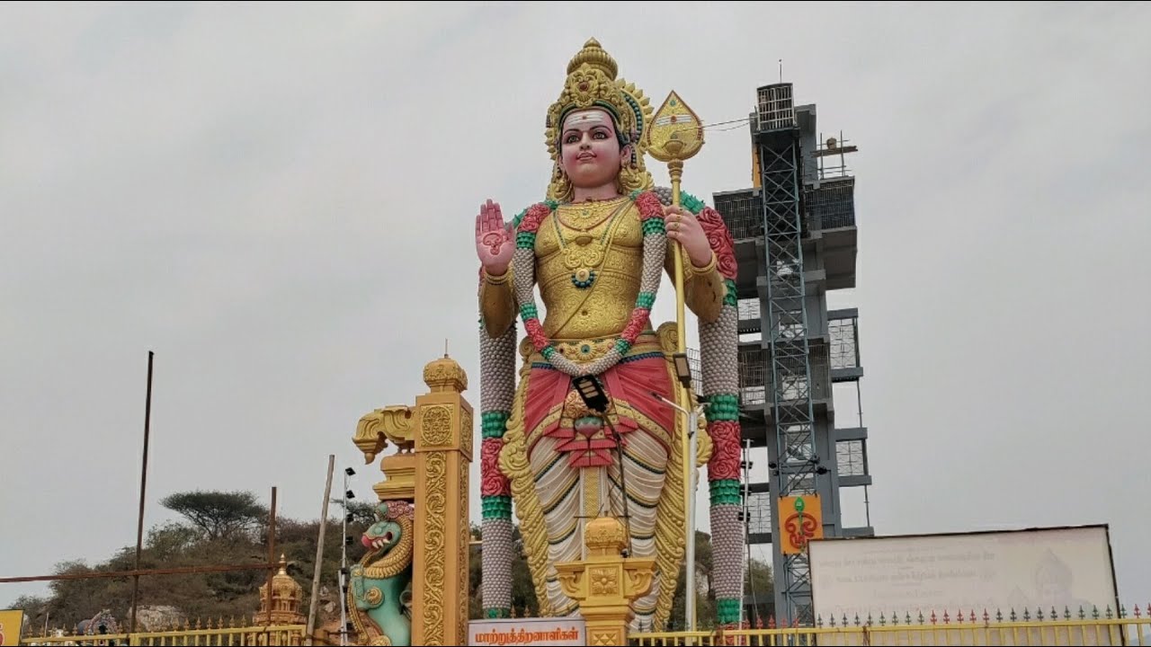 World tallest murugan statue | muthumalai murugan temple | salem - YouTube