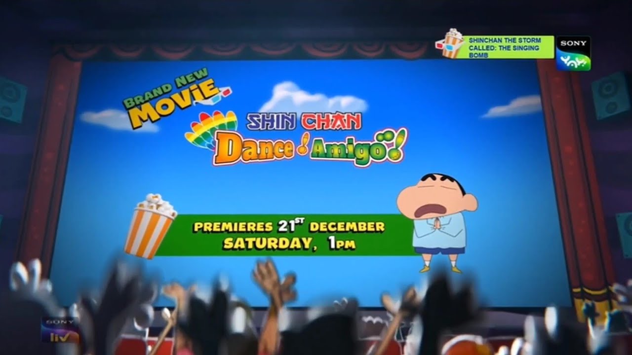 Shinchan New Movie: The Legend Called Dance Amigo | Hindi Dubb Promo | Sony Yay - YouTube
