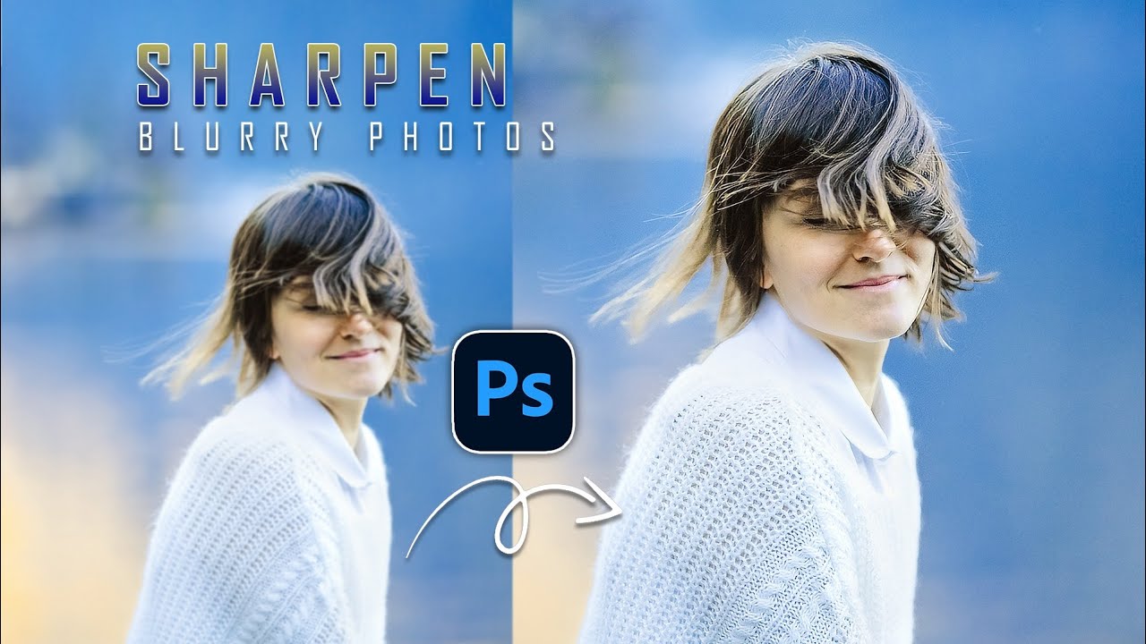 MISSED FOCUS? Save Blurry Photo in Photoshop | Sharpen Your Image - YouTube