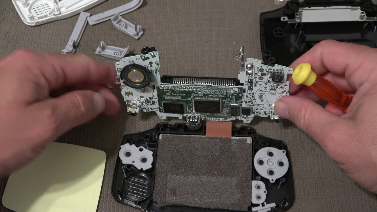 Gameboy Advance Shell replacement! - YouTube